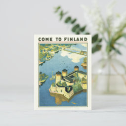 Vintage Finland Postcard | Zazzle