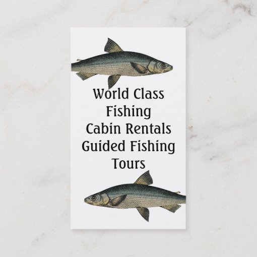 Vintage Fish Business Card | Zazzle