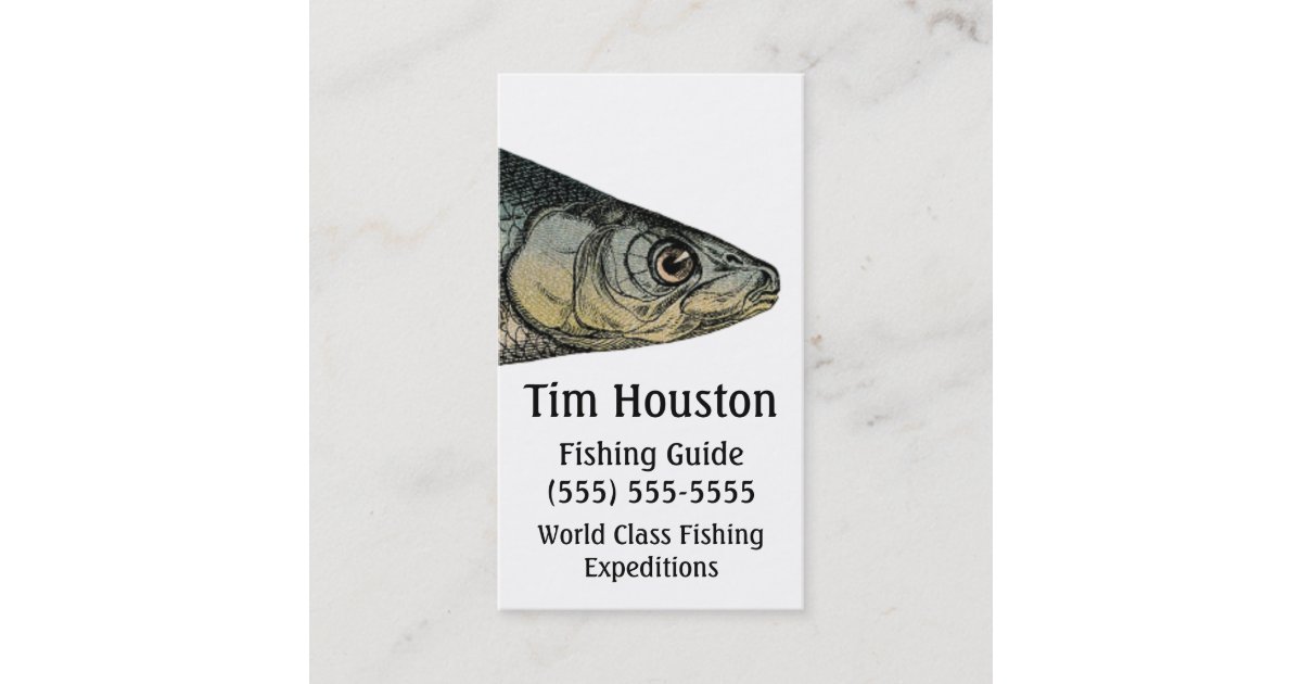 Vintage Fish Business Card | Zazzle