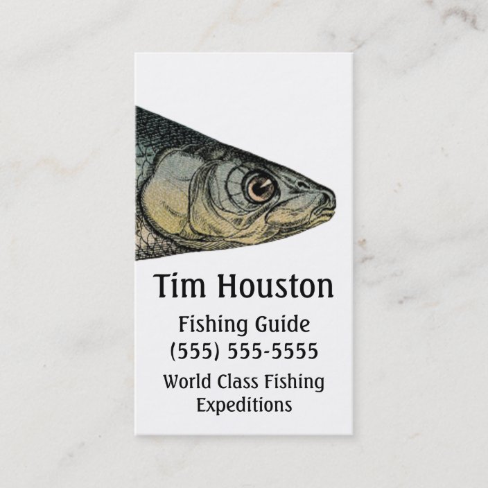 Vintage Fish Business Card | Zazzle.com