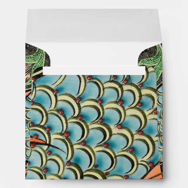Vintage Fish design envelope | Zazzle