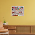 Vintage Flags of the World 1783 Poster | Zazzle