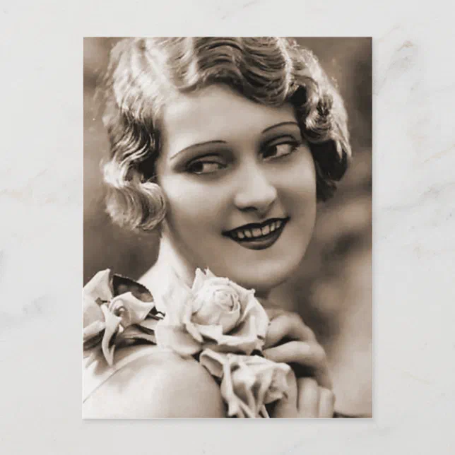 Vintage Flapper Photograph (166) Postcard | Zazzle