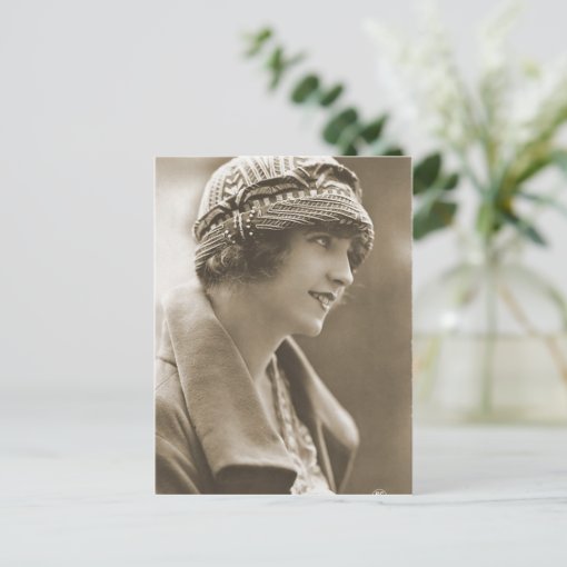 Vintage Flapper Photographs (8) Postcard | Zazzle