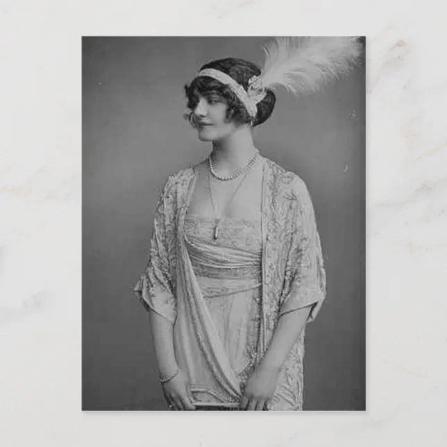 vintage flappers (387) postcard | Zazzle