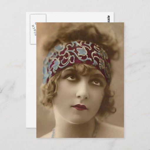 vintage flappers (408) postcard | Zazzle