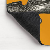 Vintage Flintlock Musket Rifle Gun Mousepad Yellow | Zazzle