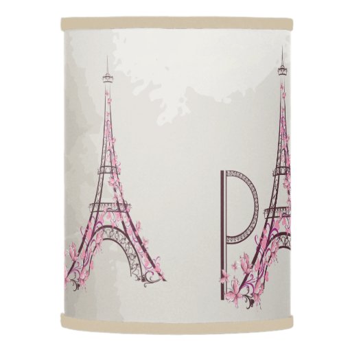 Vintage Floral Paris Eiffel Tower Lamp Shade | Zazzle