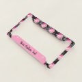 Vintage Floral Pink Red Roses Flowers Personalized License Plate Frame ...