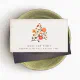 Vintage Floral Red Orange Flowers Calling Card | Zazzle
