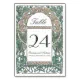 Vintage Floral Wedding Table Numbers I | Zazzle