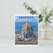 Vintage Florence Italy Cathedral Travel Postcard | Zazzle