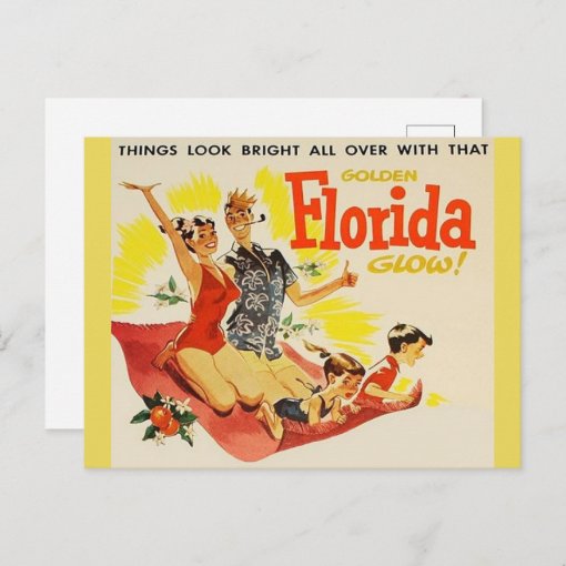 Vintage Florida Post Card | Zazzle