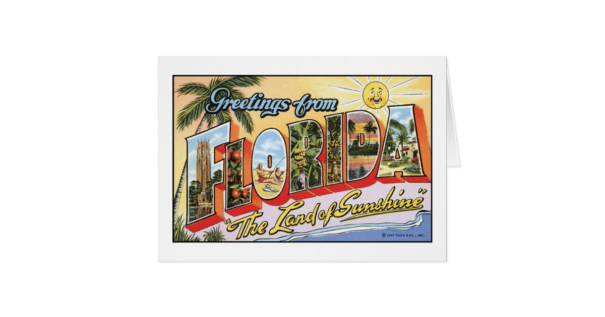 Vintage Florida Postcard | Zazzle