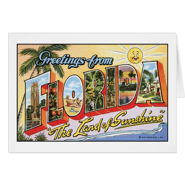 Vintage Florida Postcard | Zazzle