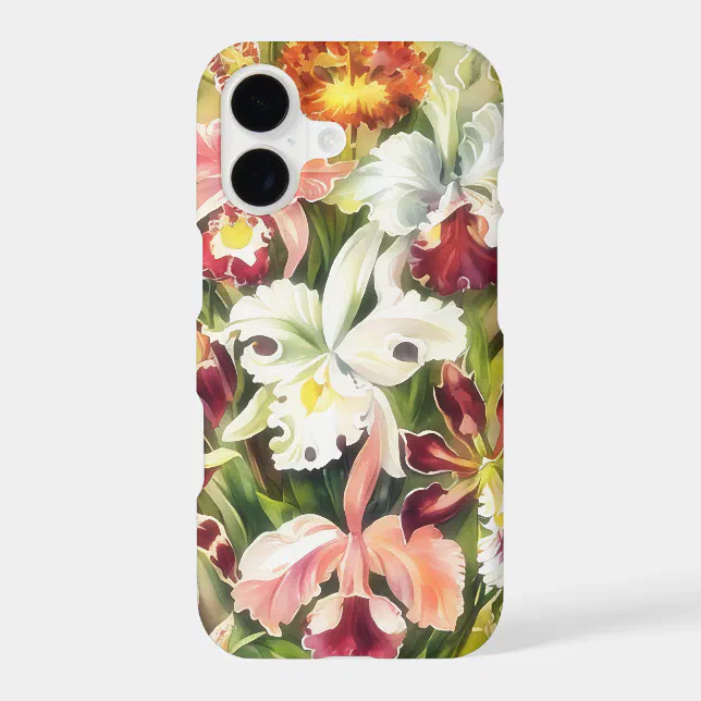 Vintage Flower Art Floral Lily iPhone Case | Zazzle