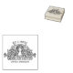 Vintage Flower Woman Library Book Ex Libris Rubber Stamp | Zazzle