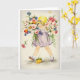Vintage Flowers All Occasion Note Card | Zazzle