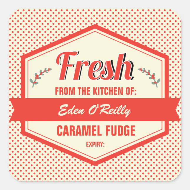 Vintage Food Gift Labels - Christmas | Zazzle