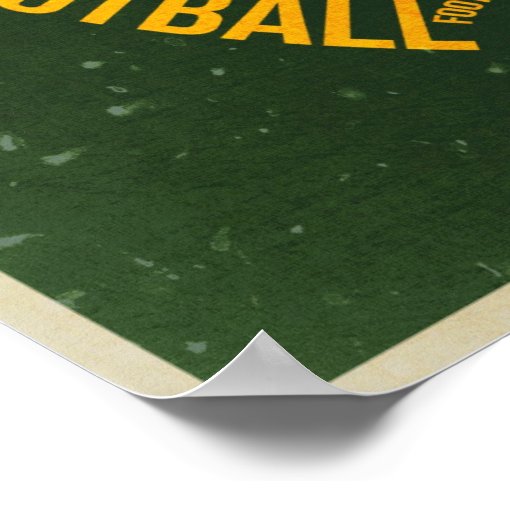 Vintage Football Helmet Poster | Zazzle