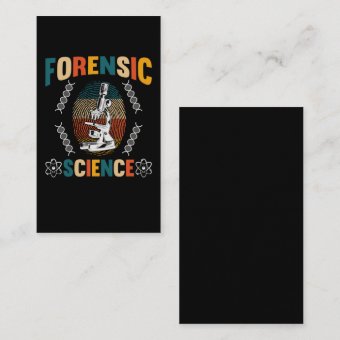 Vintage Forensic Science Fingerprint Detective Business Card | Zazzle
