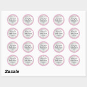 Vintage Frame Pink Bubblegum Product Labels | Zazzle