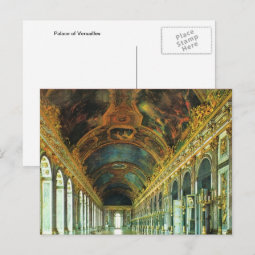 Vintage France, Palace of Versailles Postcard | Zazzle