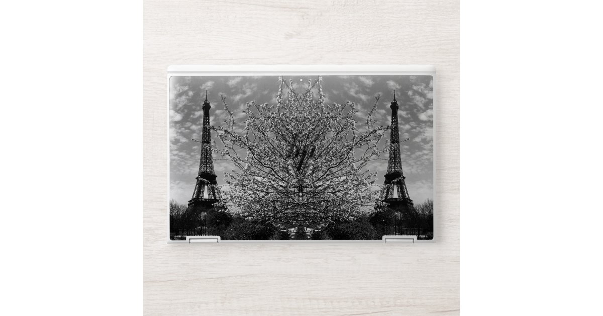 Vintage France Paris Eiffel tower HP Laptop Skin | Zazzle