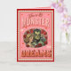 Vintage Frankenstein Horror Valentine's Day Card | Zazzle