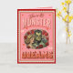 Vintage Frankenstein Horror Valentine's Day Card | Zazzle