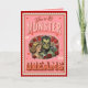 Vintage Frankenstein Horror Valentine's Day Card | Zazzle