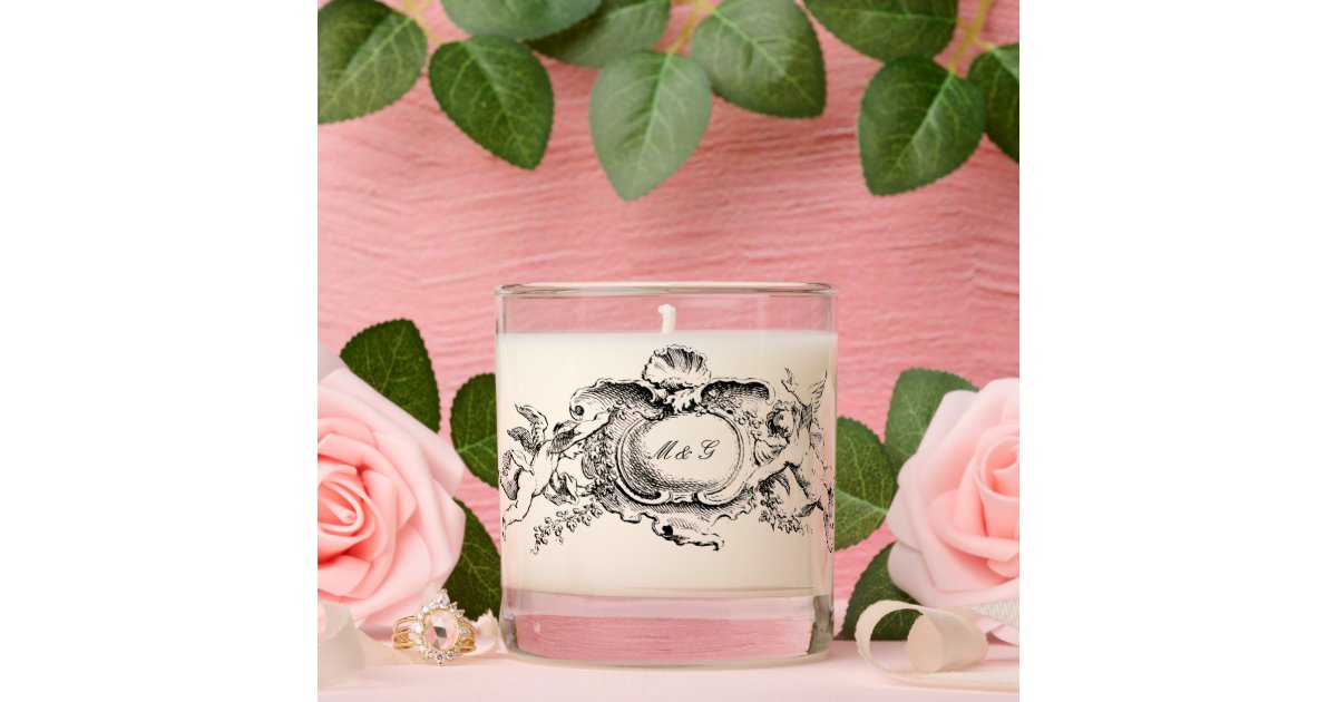 Vintage French Baroque Rococo Scented Candle | Zazzle