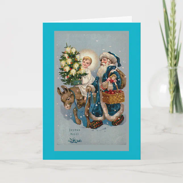 Vintage French Christmas Card | Zazzle