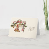 Vintage French Christmas Greeting Card | Zazzle
