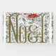vintage french christmas poinsettia joyeux noel banner | Zazzle