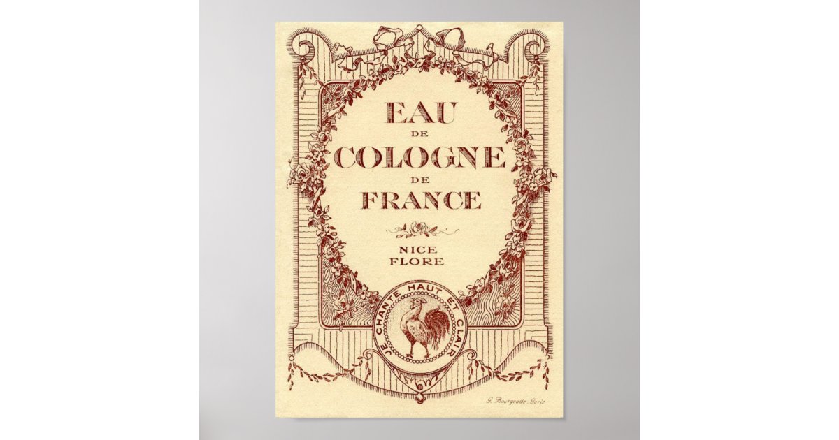 Vintage French Country Ad Label France Poster | Zazzle