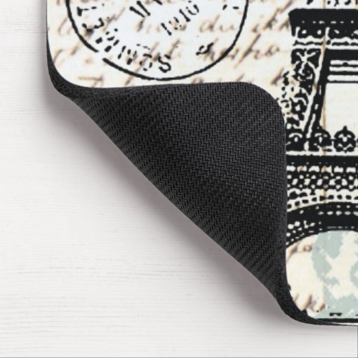 Vintage French Eiffel Tower mousepad | Zazzle