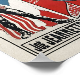 Vintage French Jeanette vs. Lanford Poster | Zazzle