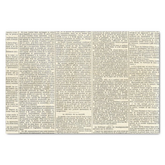 Vintage French Newspaper Tissue Paper | Zazzle.com