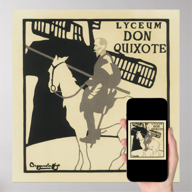 Vintage French Posters - Don Quixote | Zazzle