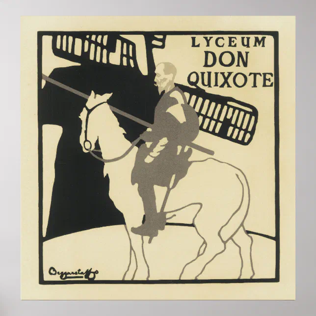 Vintage French Posters - Don Quixote | Zazzle