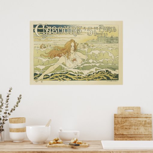 Vintage French Posters - Mermaid | Zazzle