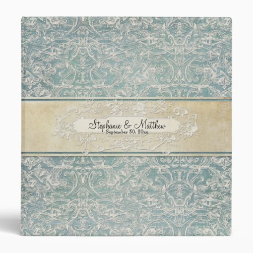 Vintage French Regency Lace Photo Binder Wedding | Zazzle