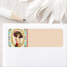 Vintage French Return Address Label | Zazzle