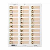 Vintage French Return Address Label | Zazzle