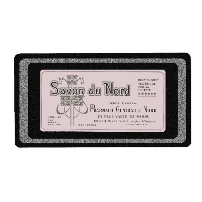Vintage French Soap Label | Zazzle.com