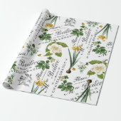 Vintage French Spring Flower Wrapping Paper | Zazzle