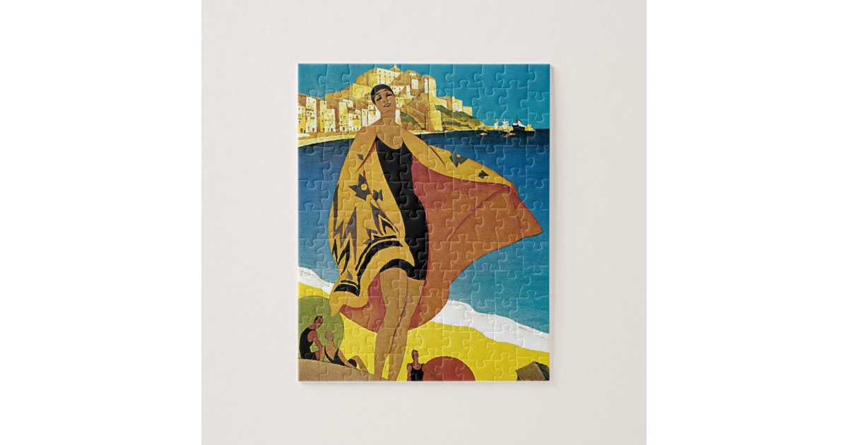 Vintage French Travel Jigsaw Puzzle | Zazzle