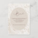 Vintage French Victorian Floral Script QR Code Enclosure Card | Zazzle