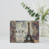 vintage french Wedding rsvp card | Zazzle